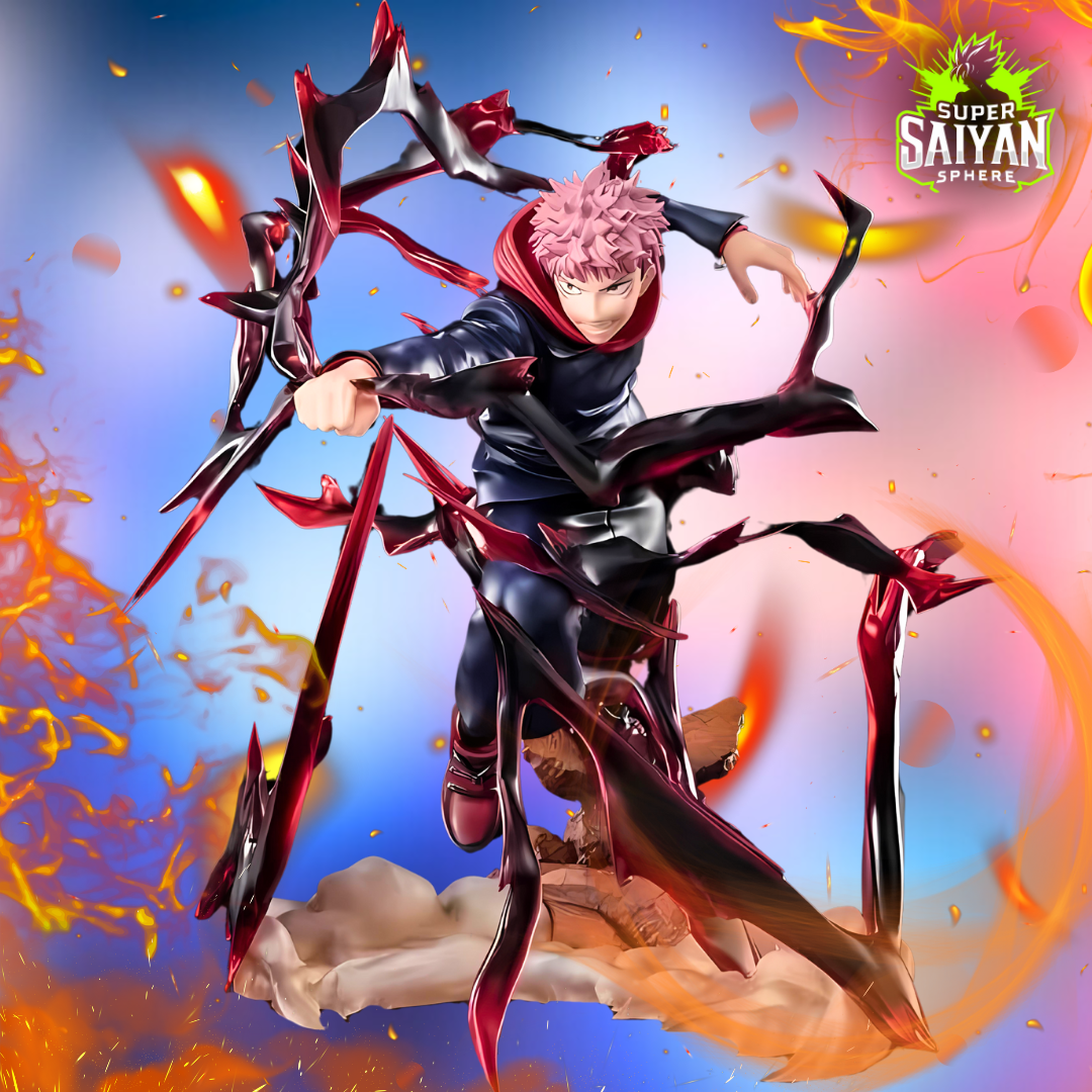 Jujutsu Kaisen Anime Figure Cursed Hero Yuji Itadori 18cm (7") PVC Sta ...