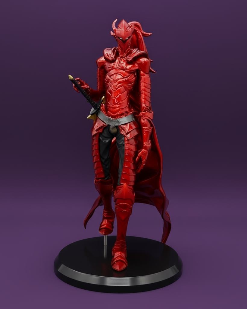 Igris Figure Solo Leveling 9” PVC Statue Gift Blood-Red Commander ...
