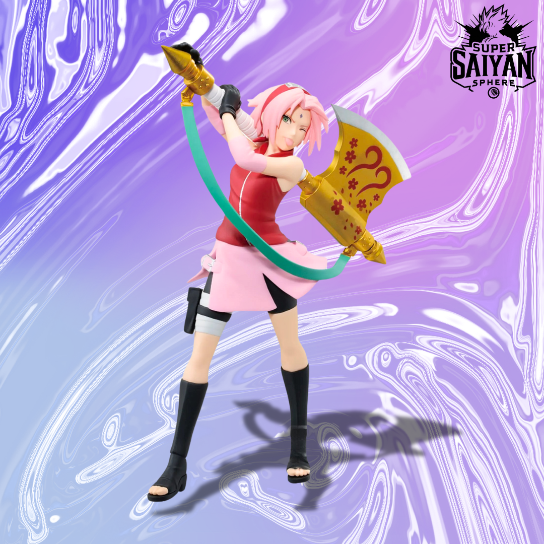 Naruto Anime Figure Blossom of Strength Sakura Haruno 15cm (6") PVC St ...